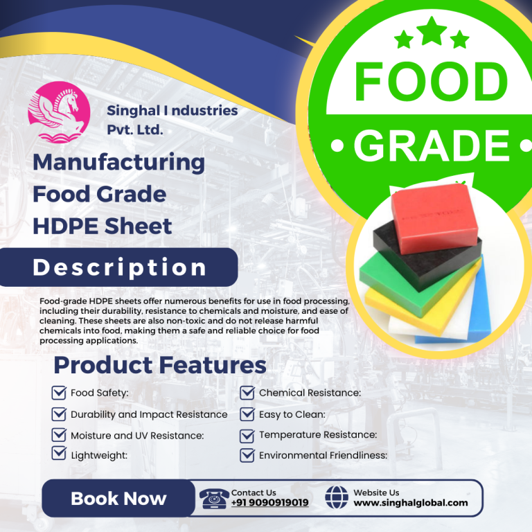 Advantages of Using Food Grade HDPE Sheet in Food Processing