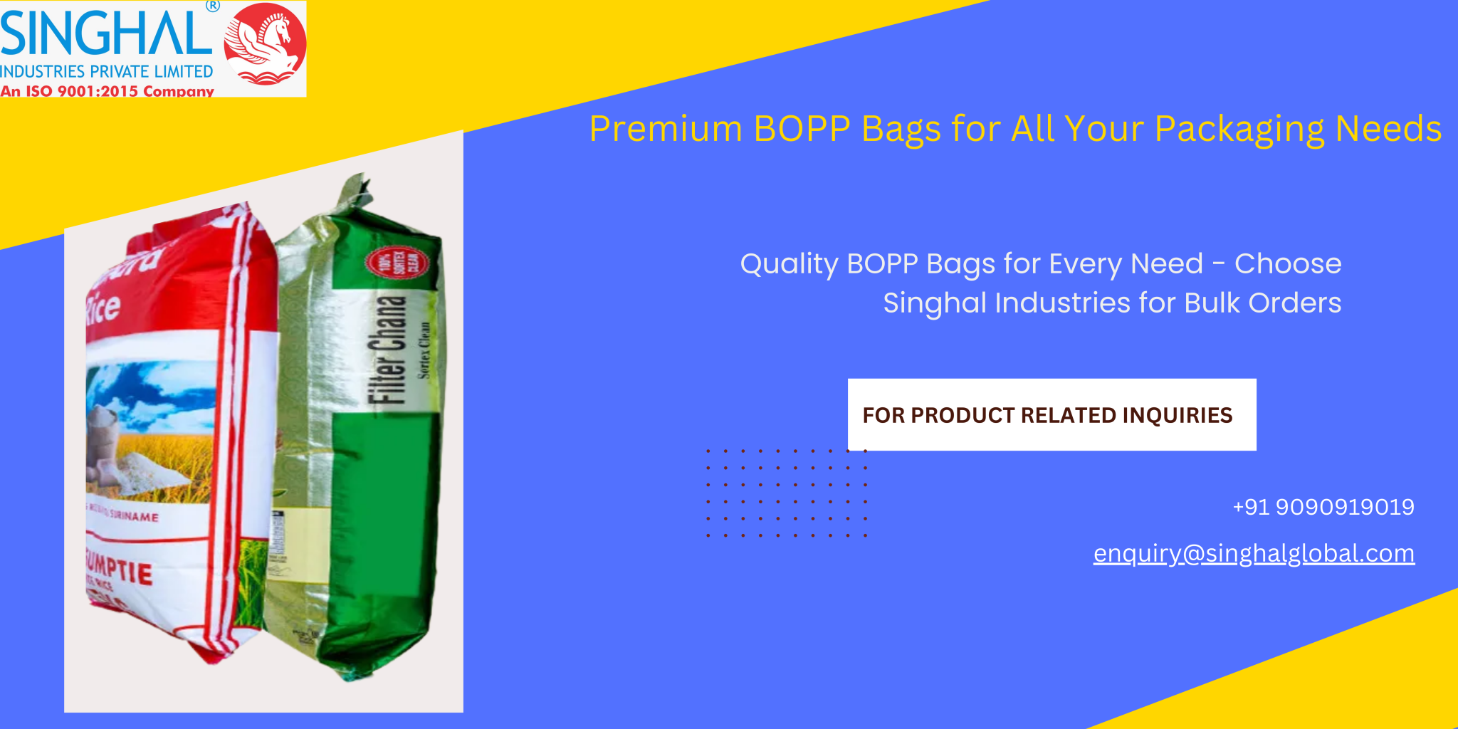 How is Bopp Bags Manufactured - Singhal Industries - Manufacturer ...