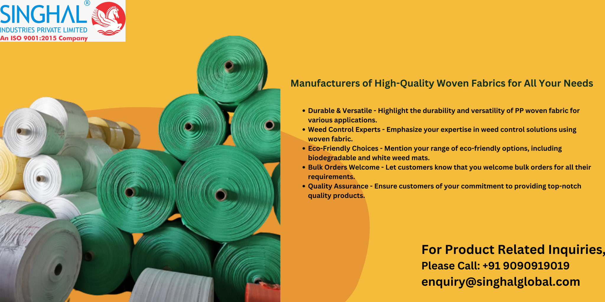 How are Woven Fabrics Manufactured - Singhal Industries - Manufacturer ...
