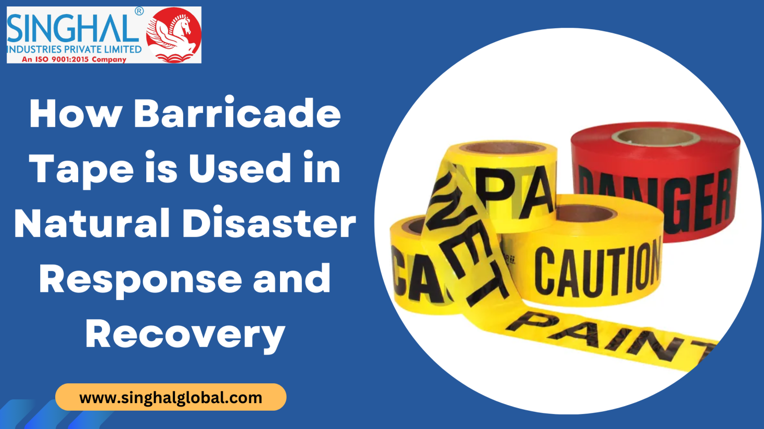 How Barricade Tape is Used in Natural Disaster Response