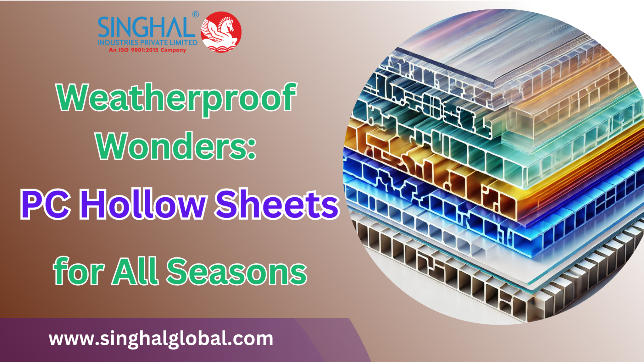 Weatherproof Wonders: PC Hollow Sheets for All Seasons