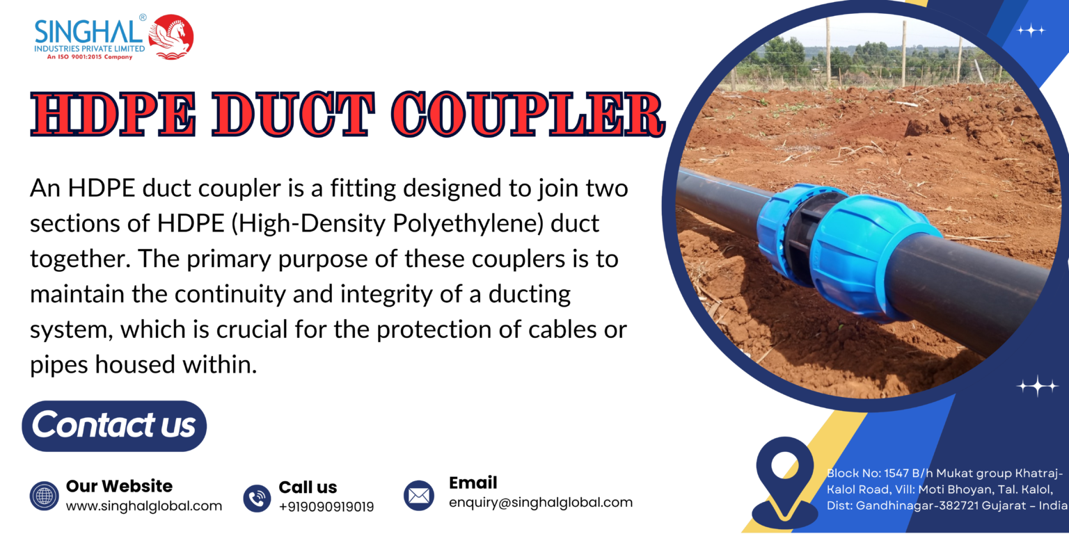 HDPE Duct Couplers: Providing Leak-Free and Reliable Couplings