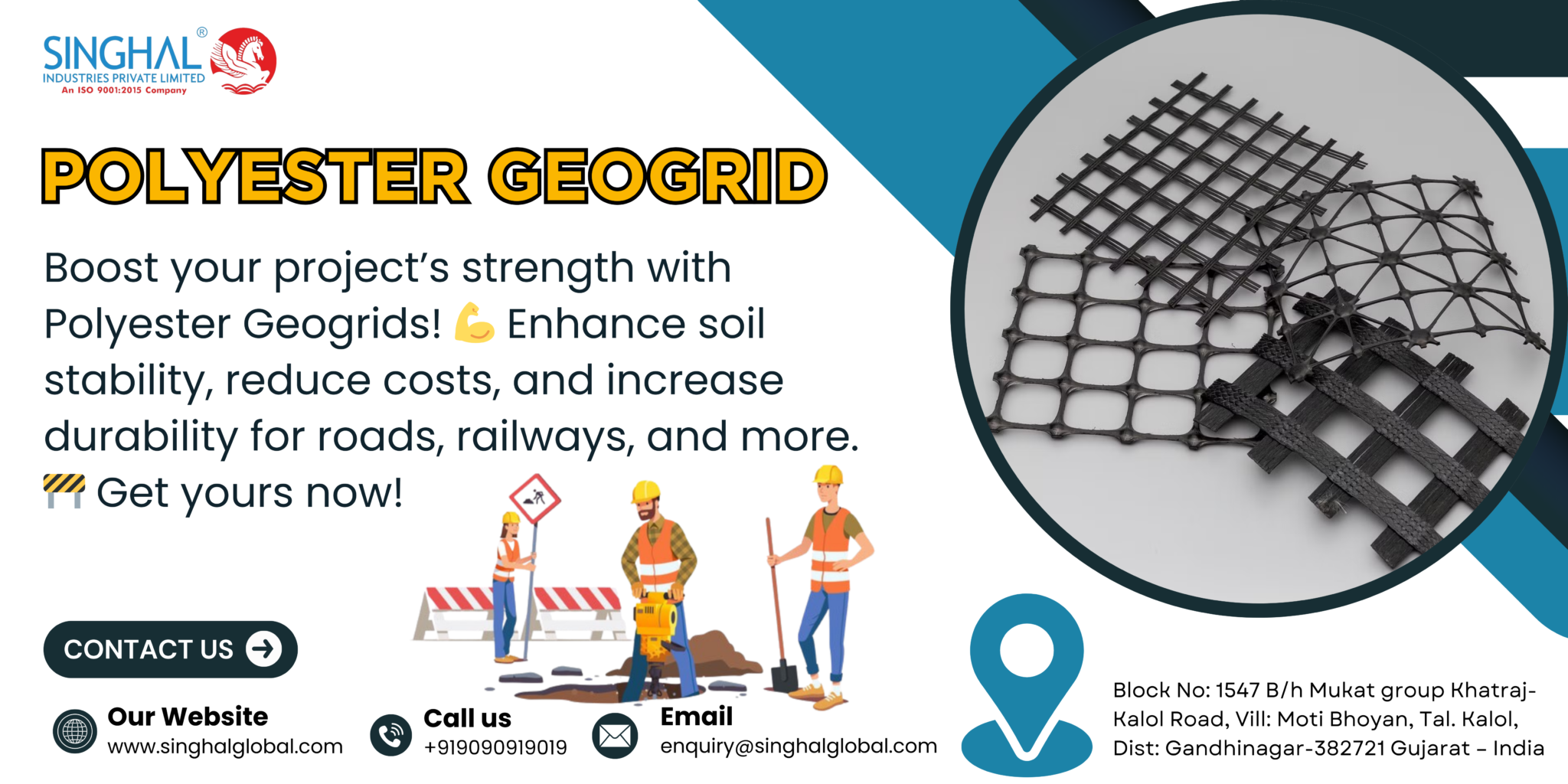 Polyester Geogrid Manufacturers for Road and Pavement Projects