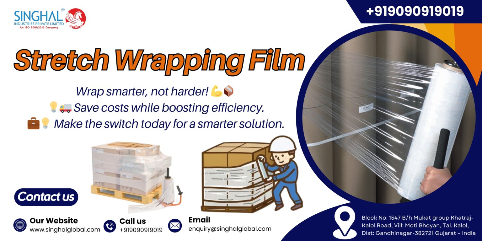 Stretch Film Roll for Secure Shipping & Storage
