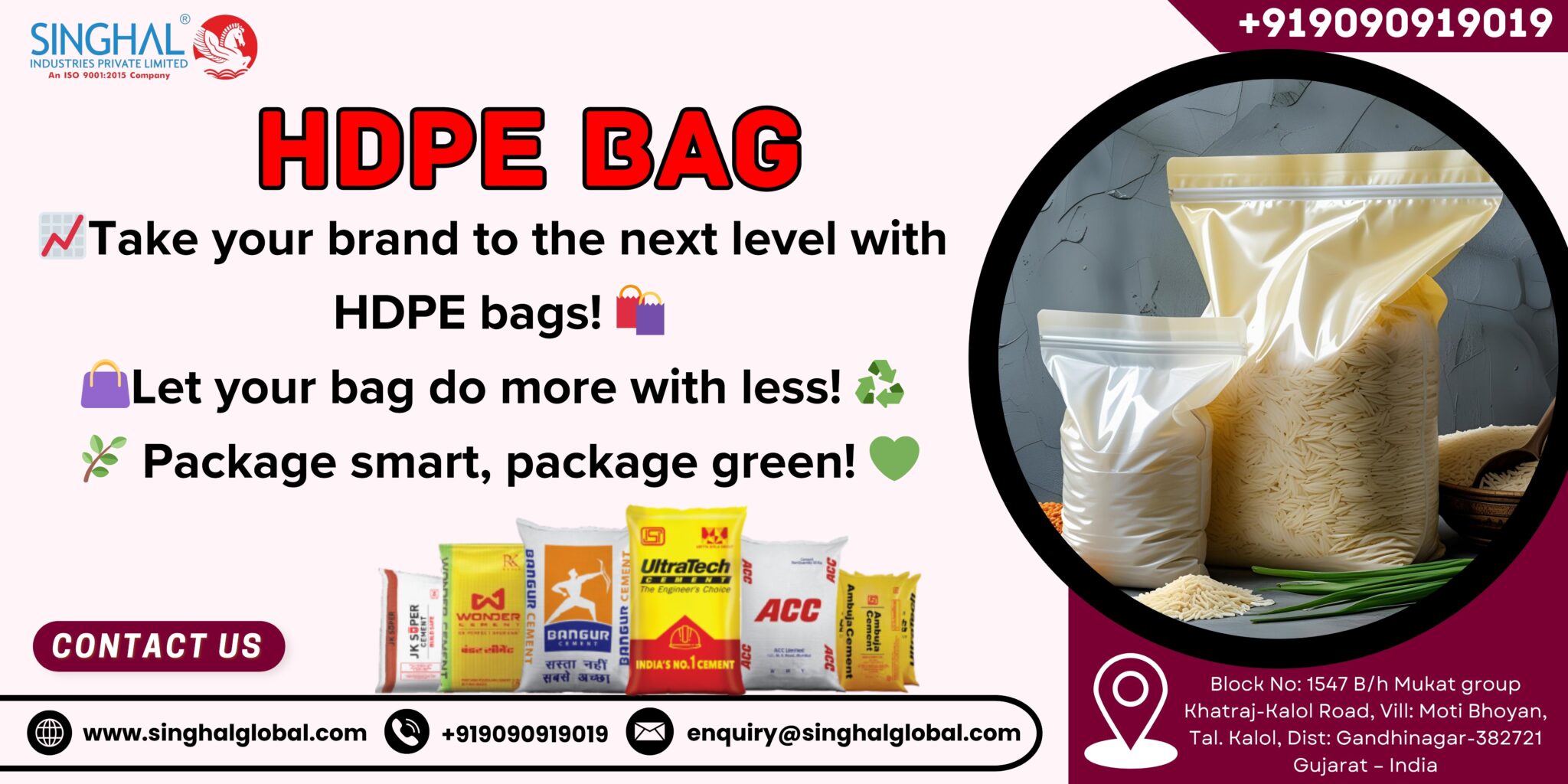 HDPE Bags Suppliers for Industrial & Commercial Use