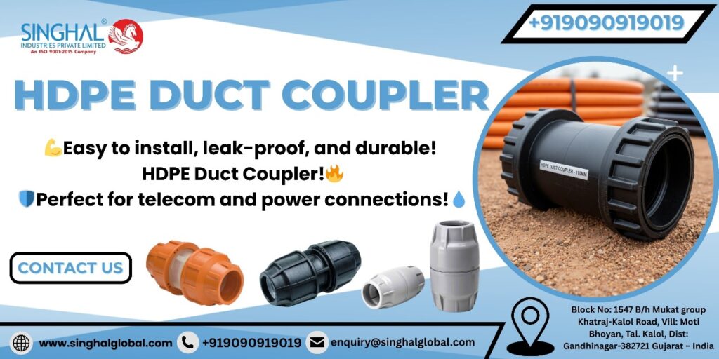 HDPE Duct Couplers | High-Strength & Durable Connector