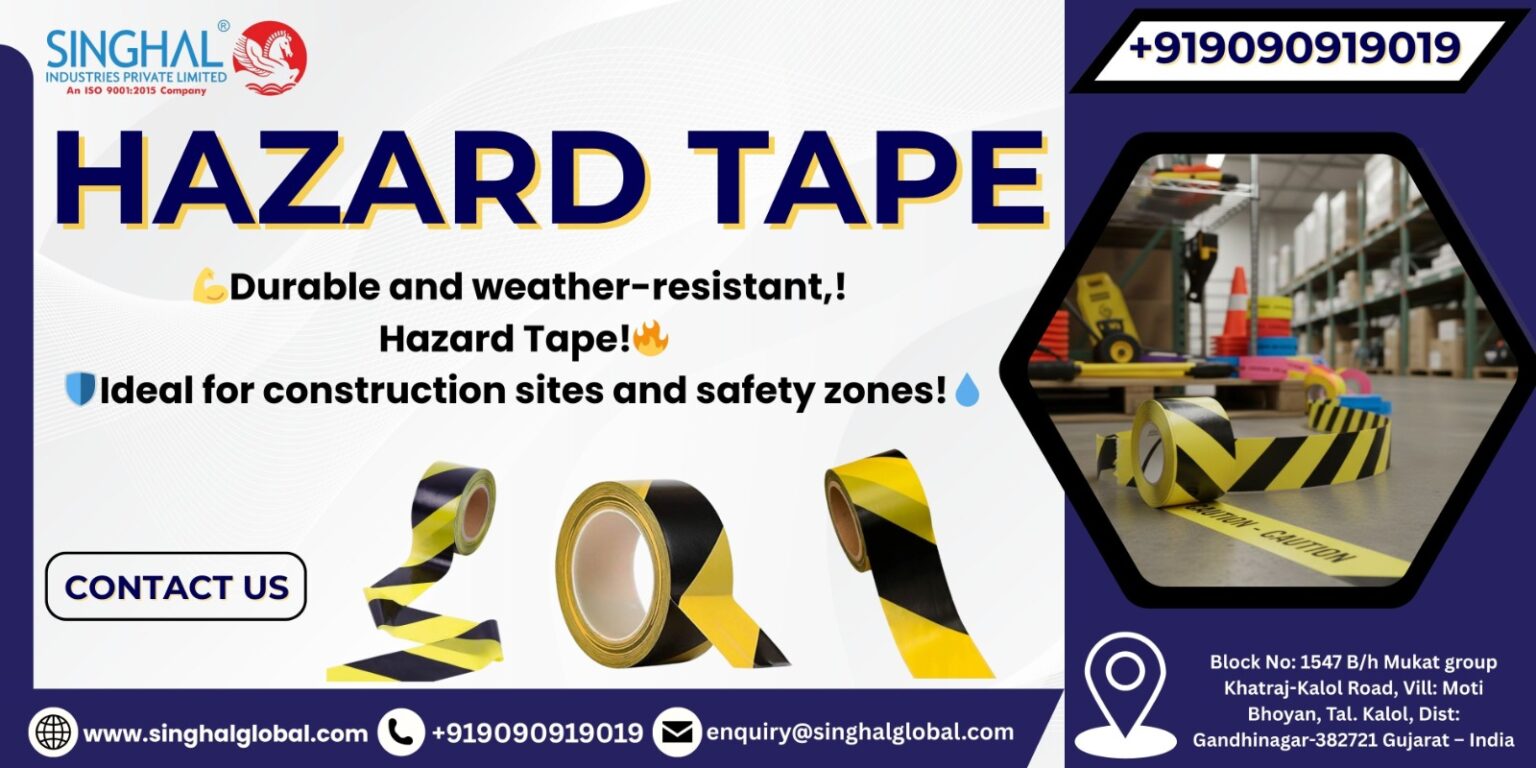 Hazard Tape for Safety & Warning Areas