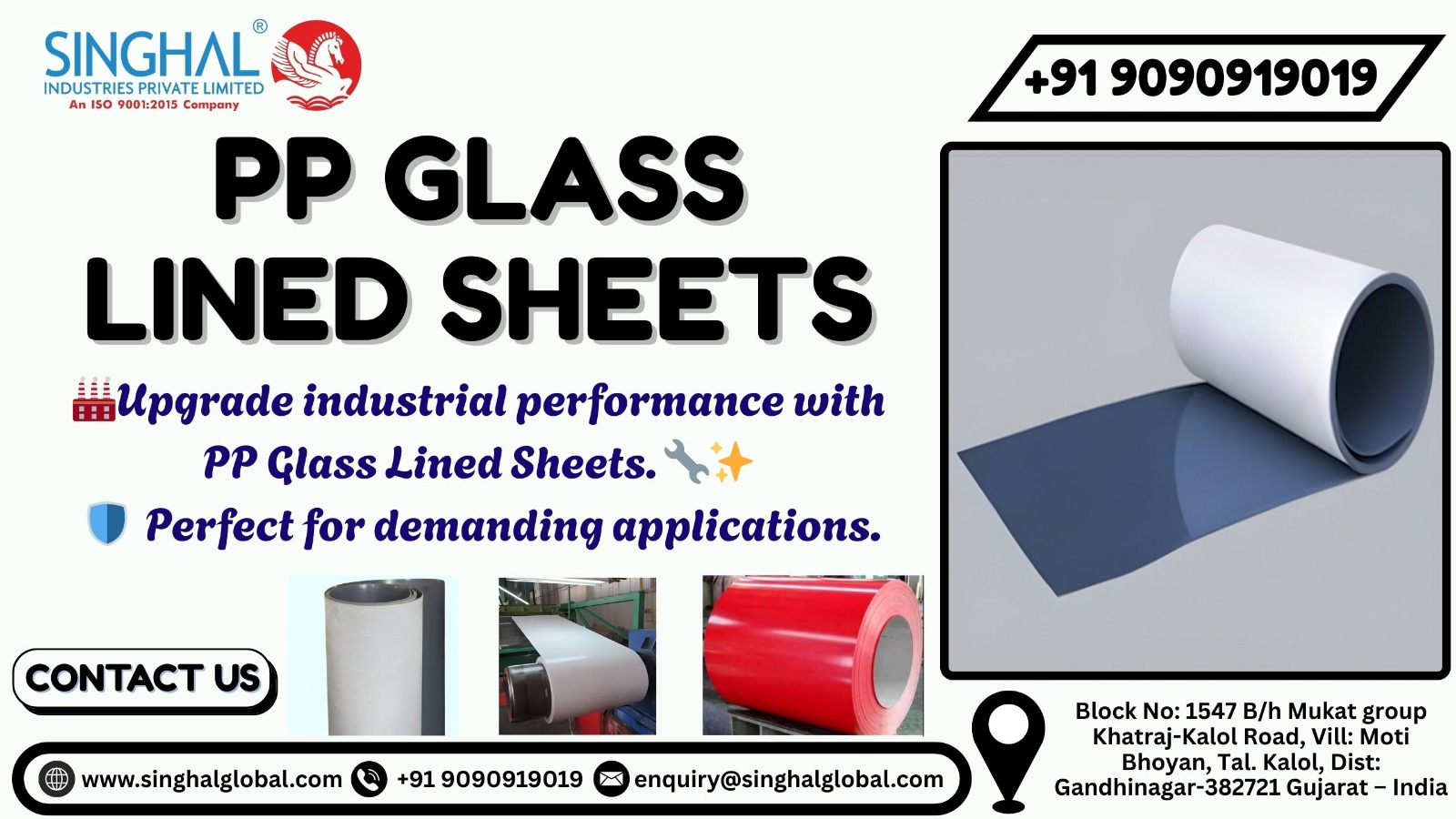 PP Glass-Lined Sheets | Durable & Corrosion Resistant